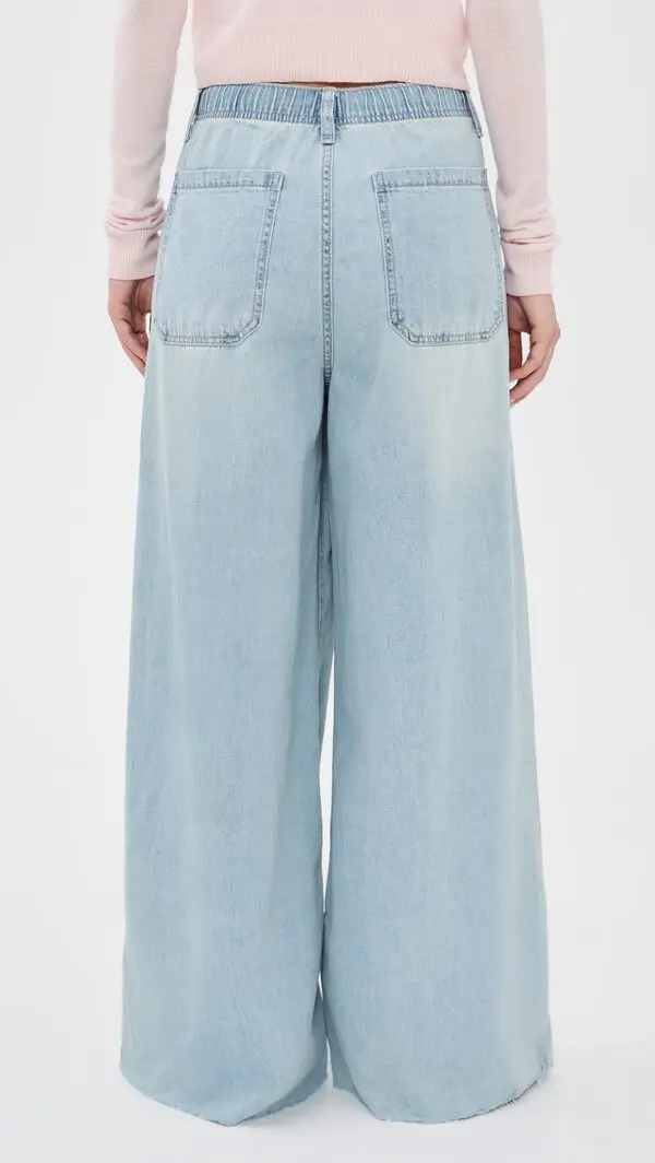 DAZE Cabana Wide Leg Pull On Jeans