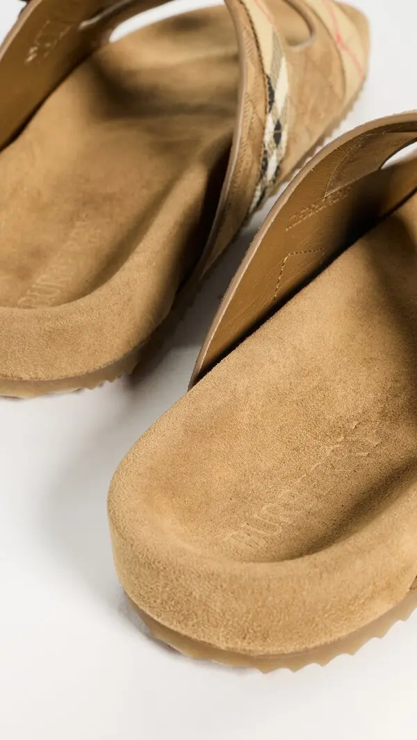 Burberry Suede Urchin Sandals