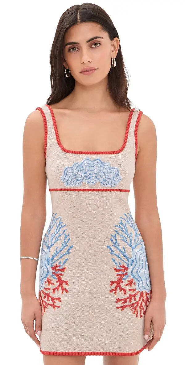 Retrofete Valcra Knit Dress - Sand Multi