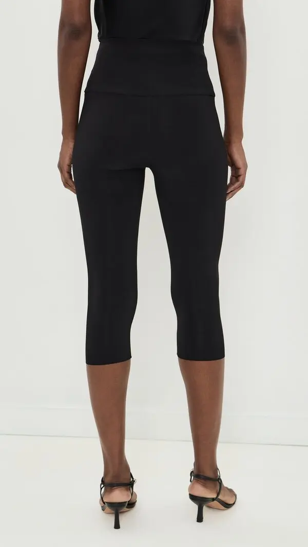 Norma Kamali Pedal Pusher Capri Leggings