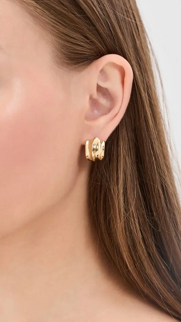 OTIUMBERG Small Wave Hoop Earrings