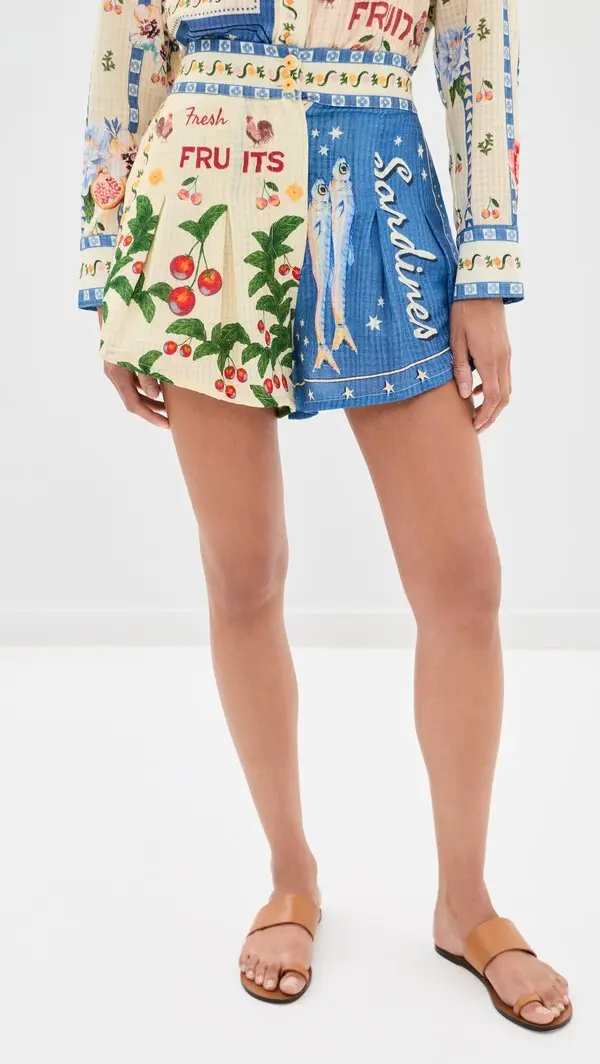 Agua Bendita Nalia Basket Shorts