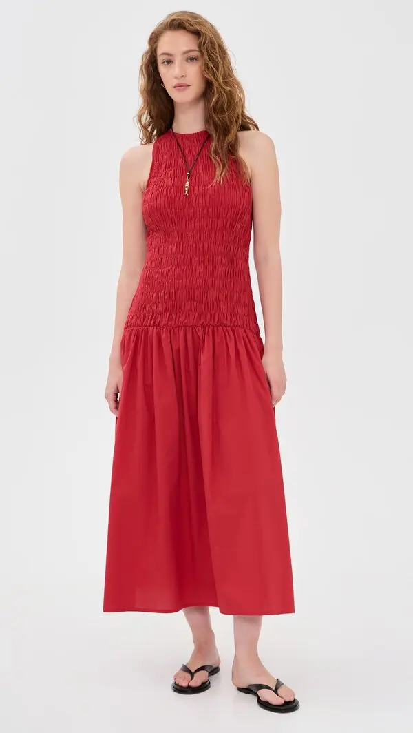 Faithfull The Brand Sanchia Midi Dress