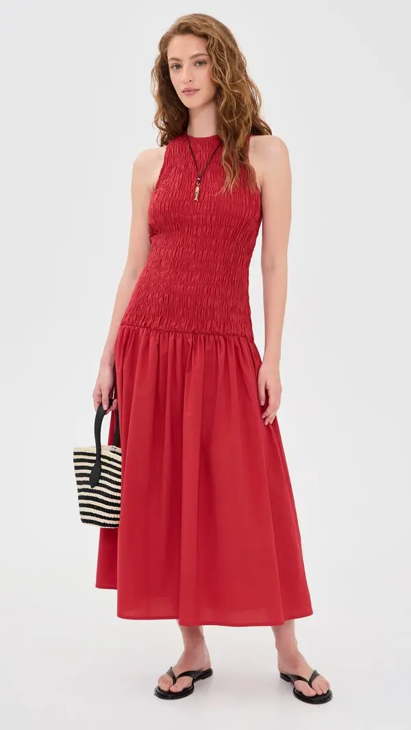 Faithfull The Brand Sanchia Midi Dress