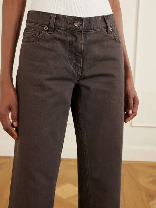 Magda Butrym Mid-rise Straight-leg Jeans