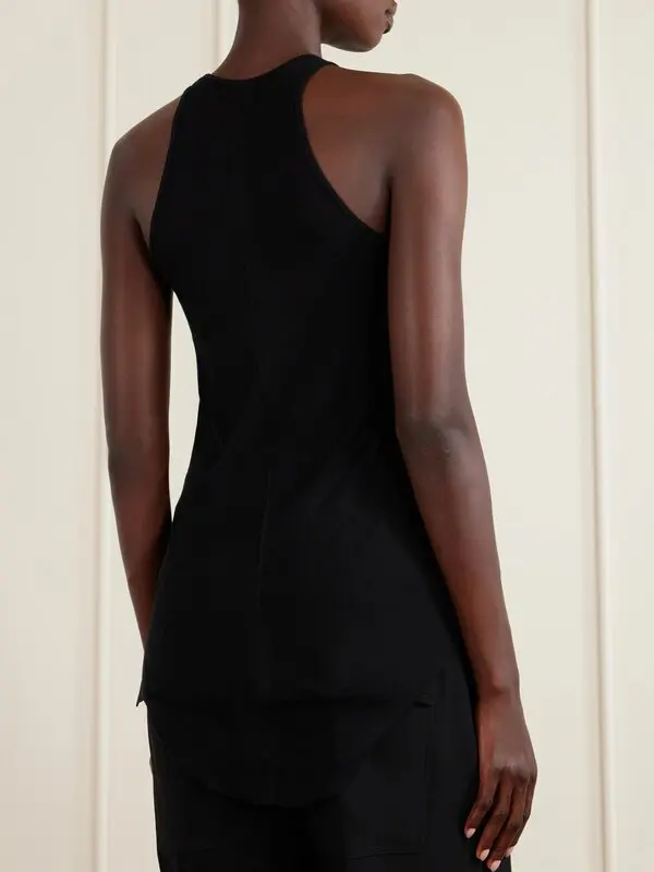 Rick Owens Ribbed Cotton-jersey Tank