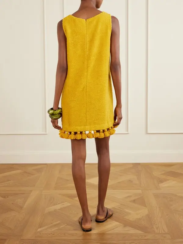 CAP D’ANTIBES Manon Cotton-terry Mini Dress