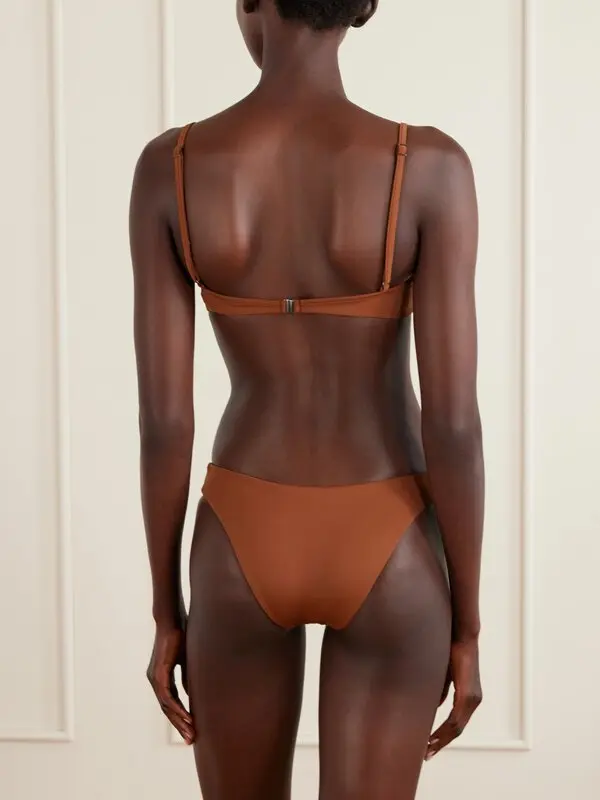 HAIGHT. Monica Bikini Top - Brown