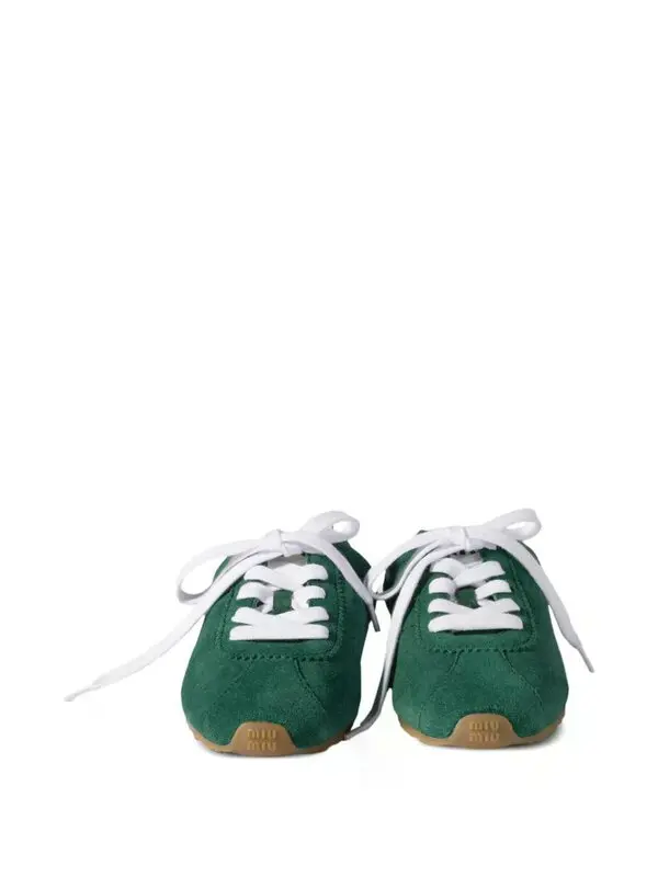 Miu Miu Plume Suede Mules