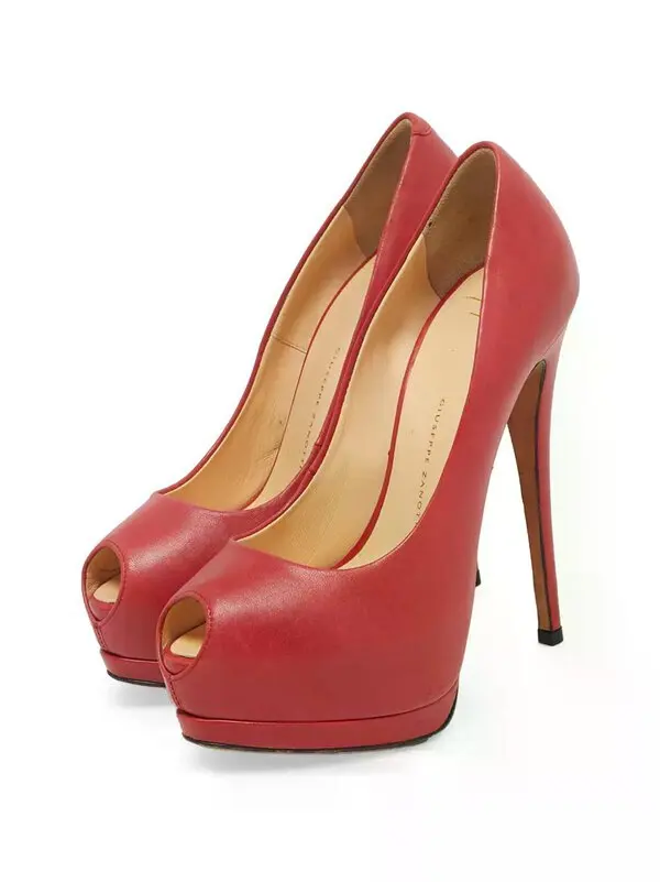 GIUSEPPE ZANOTTI Sharon Peep-toe Pumps