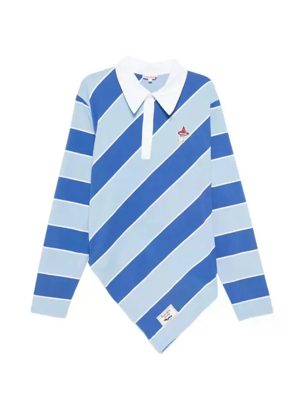 CHARLES JEFFREY Striped-pattern Polo Shirt