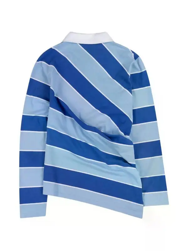 CHARLES JEFFREY Striped-pattern Polo Shirt
