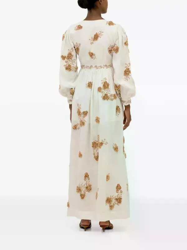 Agua Bendita Frambuesa Cordillera Maxi Dress