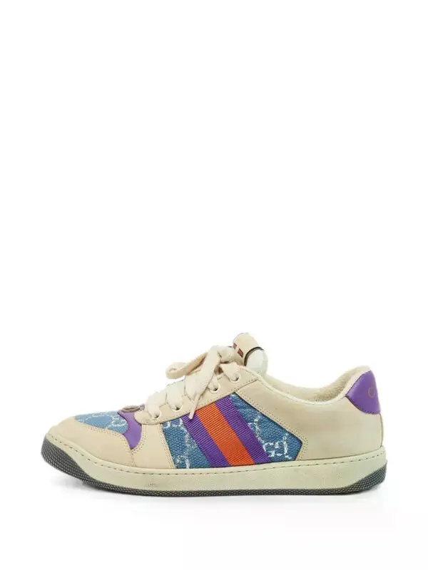 Gucci Screener Lace-up Sneakers