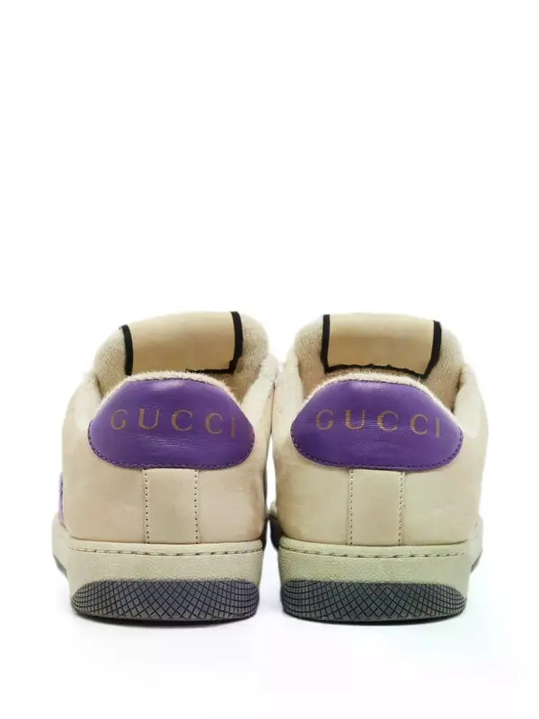 Gucci Screener Lace-up Sneakers