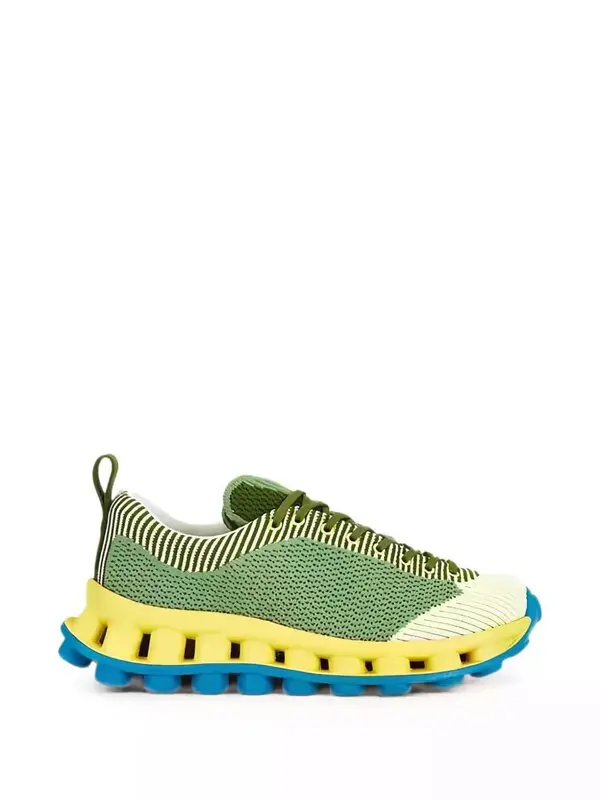 Camper X Sunnei Pelotissima Striped Knitted Sneakers - Green