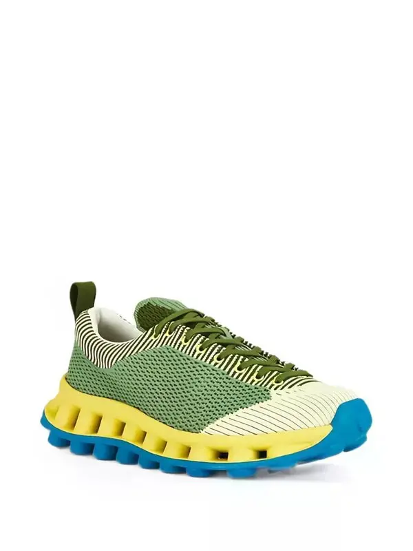 Camper X Sunnei Pelotissima Striped Knitted Sneakers