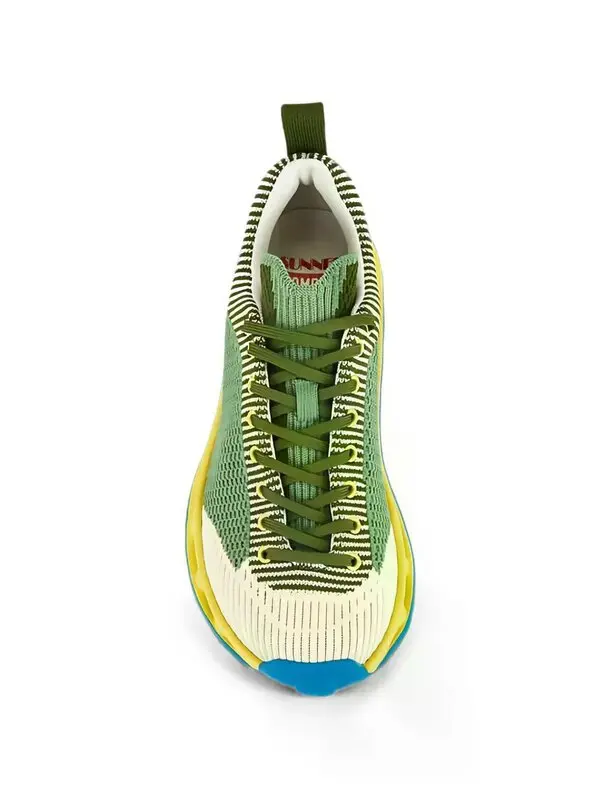 Camper X Sunnei Pelotissima Striped Knitted Sneakers