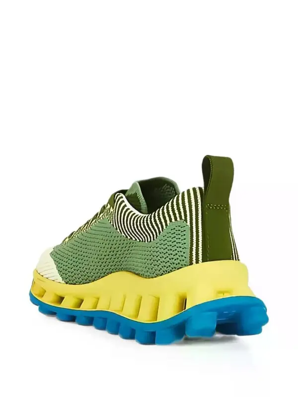 Camper X Sunnei Pelotissima Striped Knitted Sneakers