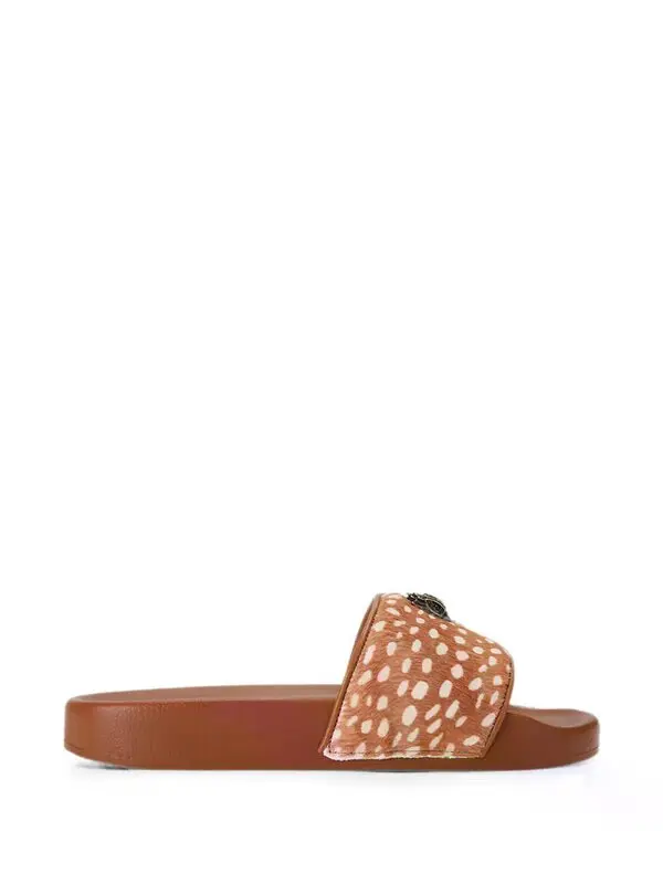 Kurt Geiger Meena Eagle Slides - Neutrals
