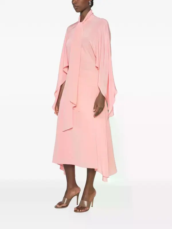 Stella McCartney Asymmetric Draped Sleeve Dress