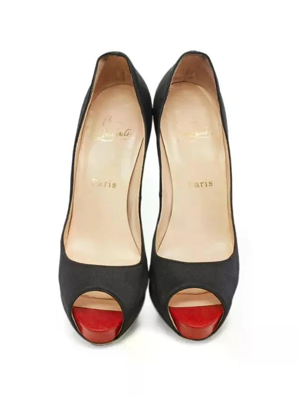 CHRISTIAN LOUBOUTIN Peep-toe Platform Pumps