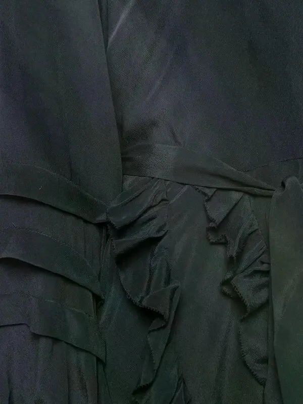 IRO PARIS Silk Blend Ruffle Detail Dress