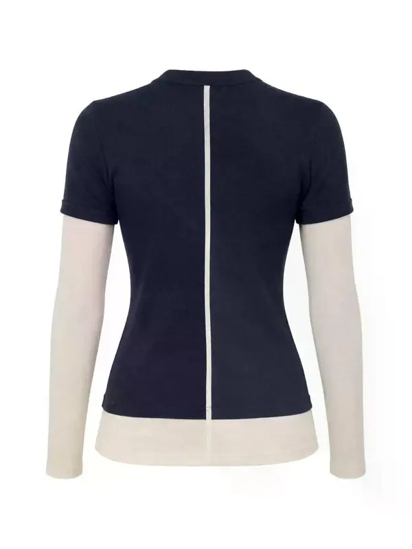 CUDDLEUP Layered Effect Long-sleeve T-shirt