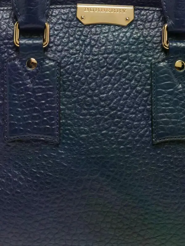 Burberry Clifton Leather Tote Bag