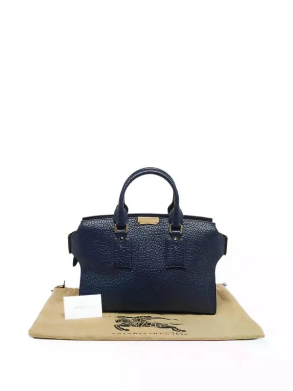 Burberry Clifton Leather Tote Bag