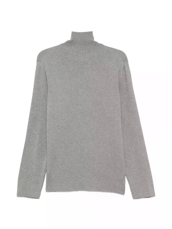 Marc O'polo Cotton High Neck Half-zip Sweater