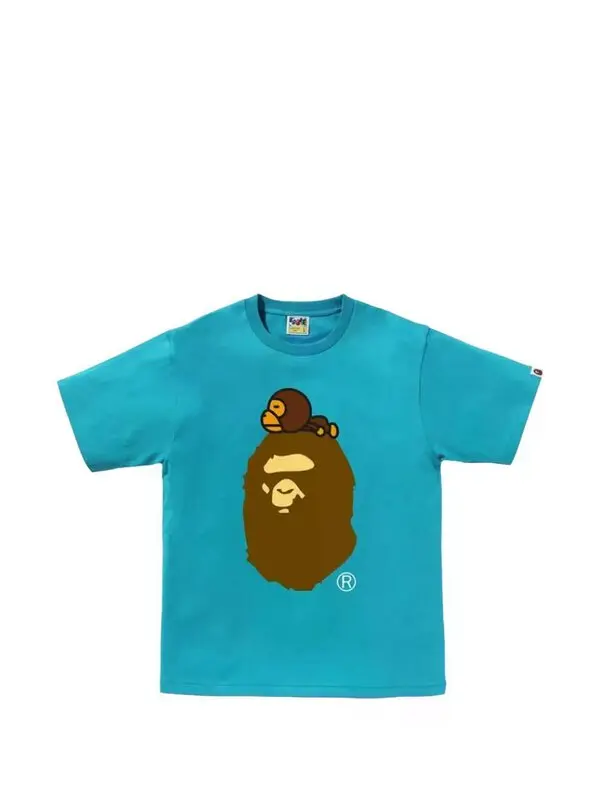 A BATHING APE Milo On Big Ape T-shirt - Blue