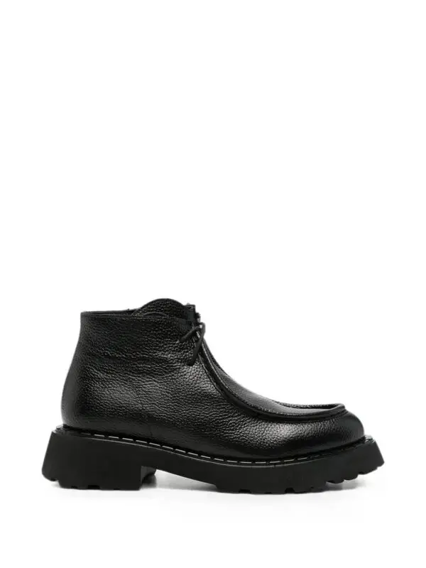 SERGIO MORETTI FIRENZE Zip-fastening Leather Desert Boots
