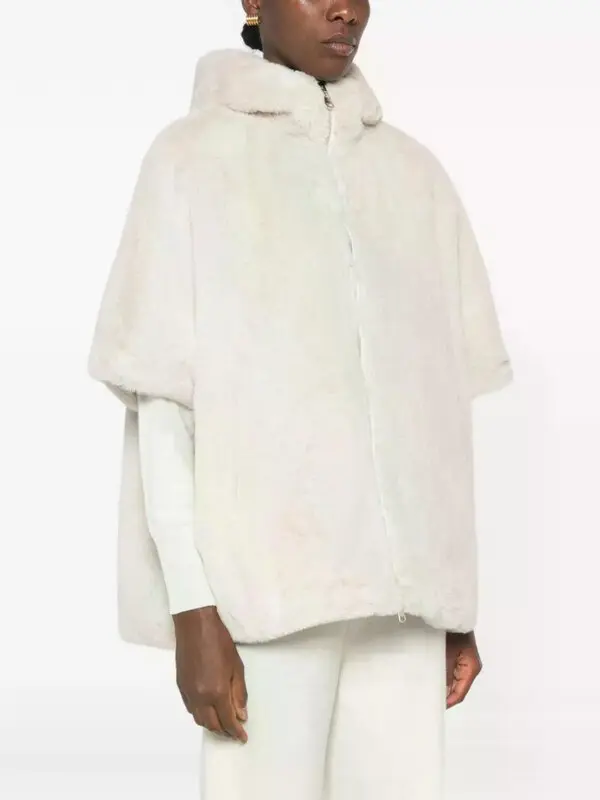 SERGIO MORETTI FIRENZE Hooded Faux-fur Jacket