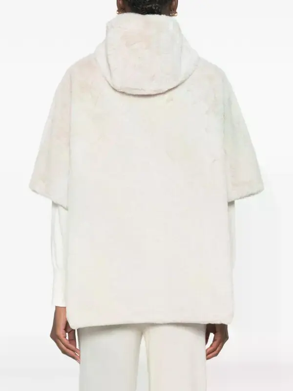 SERGIO MORETTI FIRENZE Hooded Faux-fur Jacket
