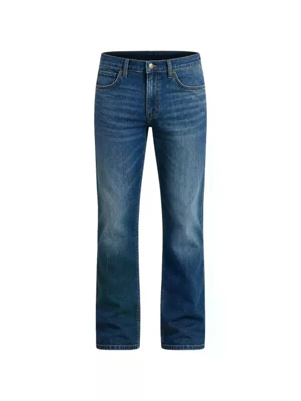 LEEM Daren Logo-patch Jeans - Blue