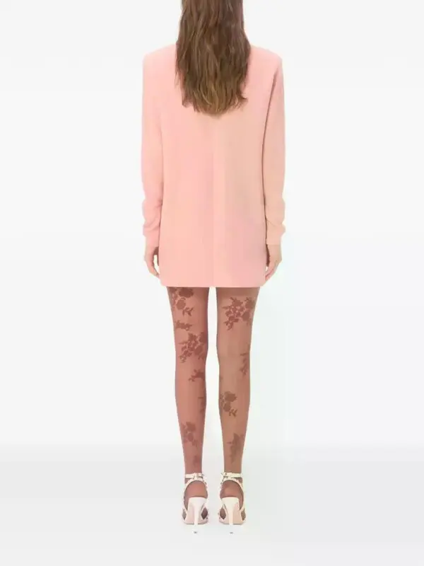 Valentino Garavani Embroidered Cady Couture Short Dress - Pink