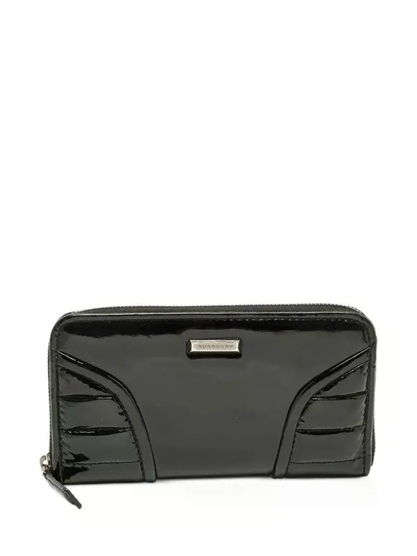 Burberry Quilted Patent Leather Wallet
