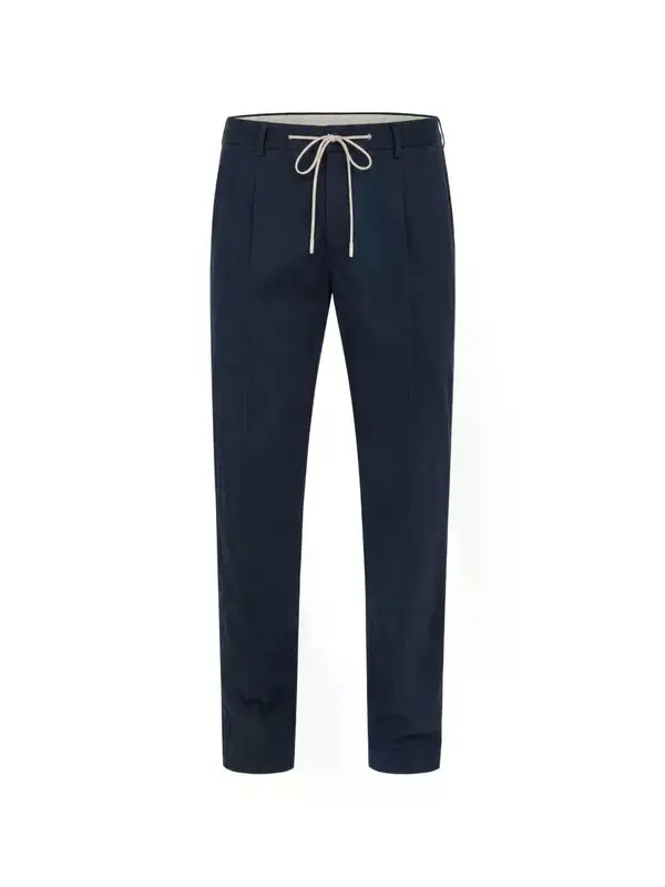 Eleventy Drawstring Waist Straight-leg Trousers