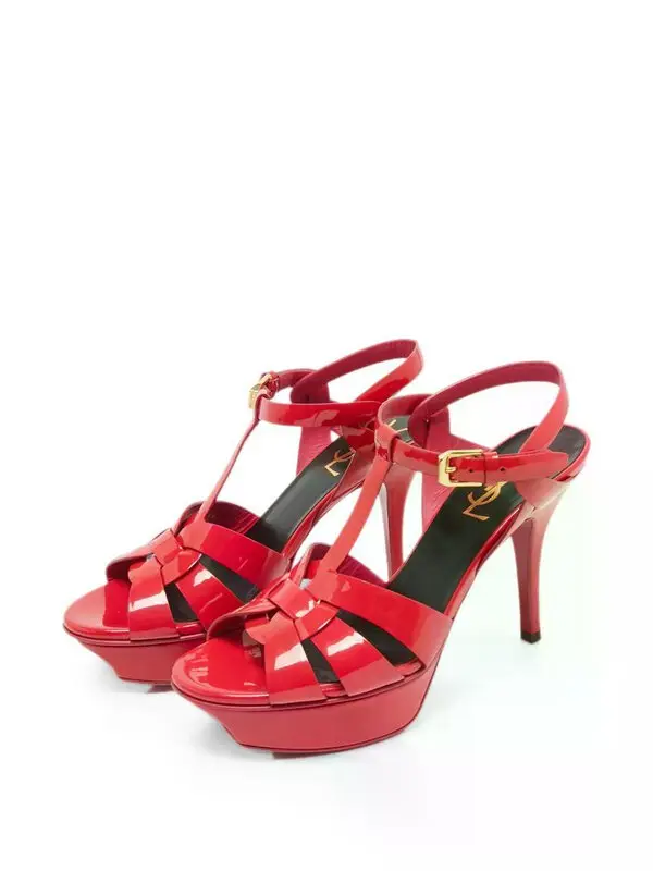 Saint Laurent Tribute Platform Sandals - Pink