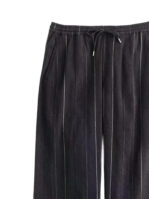 A KIND OF GUISE Samurai Chalk-stripe Trousers