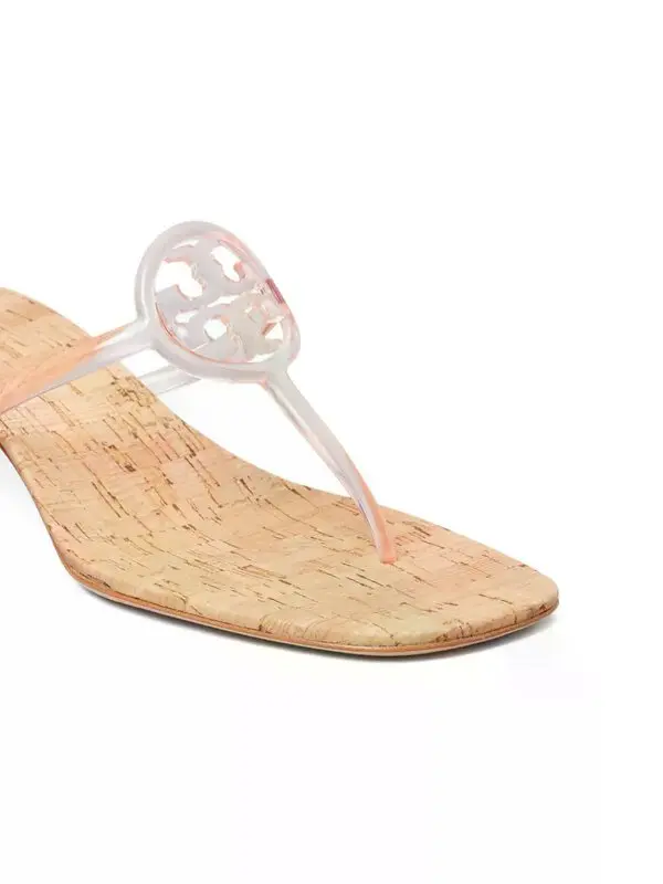Tory Burch Miller Jelly Kitten Heel Sandals