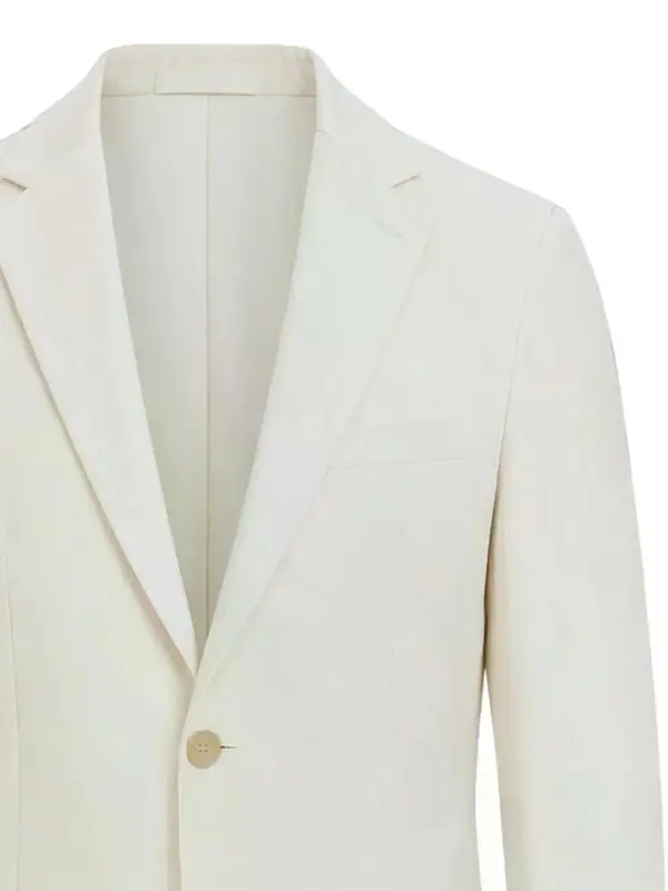Eleventy Single-breasted Notch-lapel Blazer - Neutrals