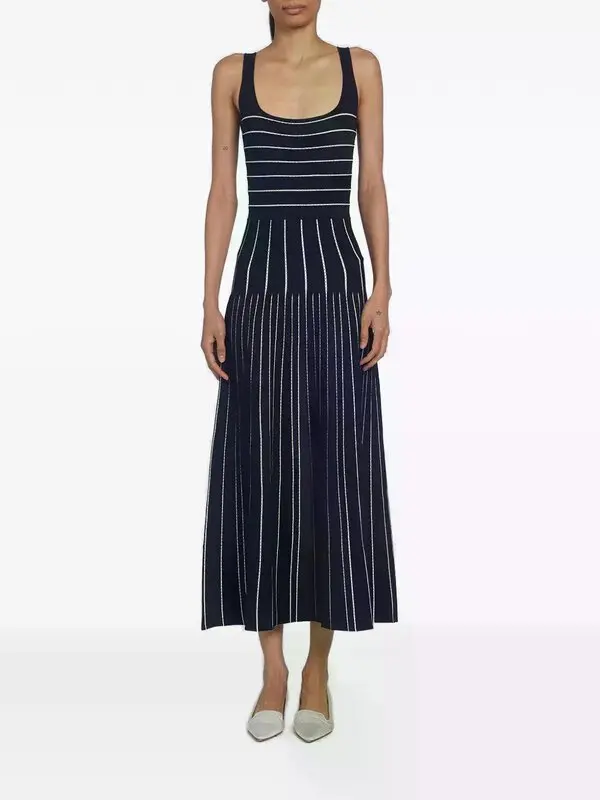 Adam Lippes Gemma Striped Knit Dress