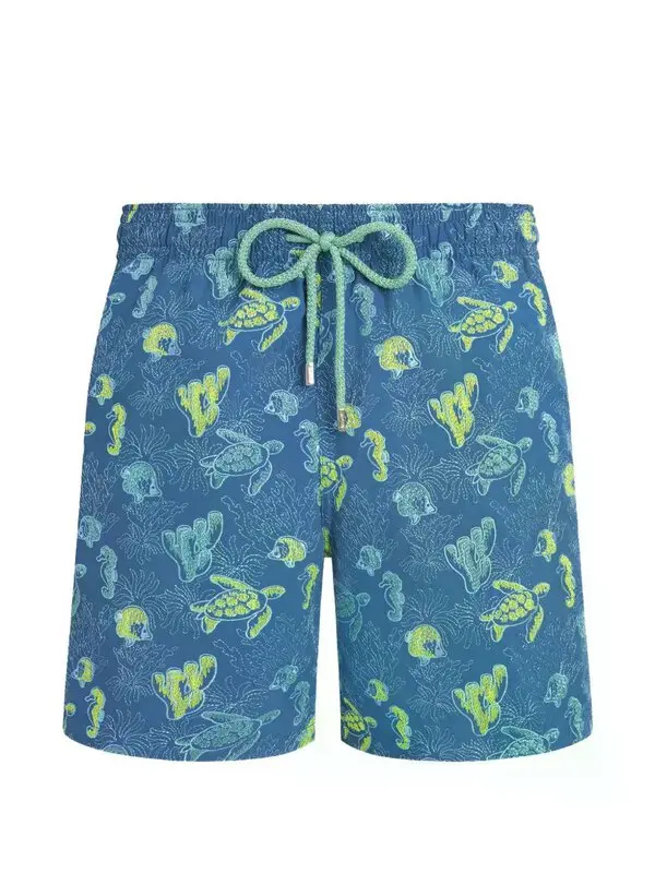 Vilebrequin Embroidered Drawstring Swim Shorts