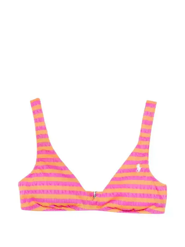 Polo Ralph Lauren Striped Bikini Top - Pink