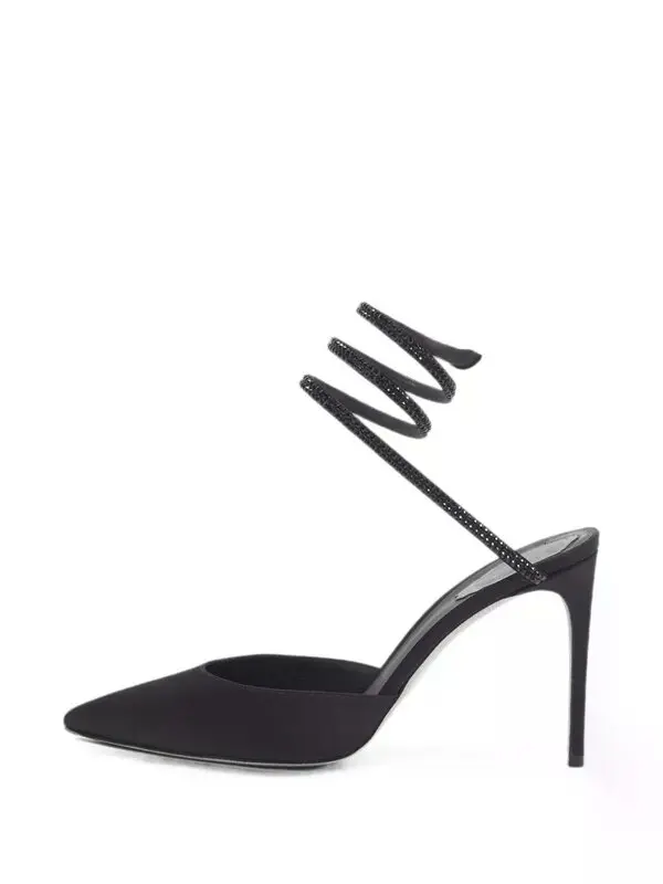 Rene Caovilla Cleo Crystal-embellished Heeled Pumps