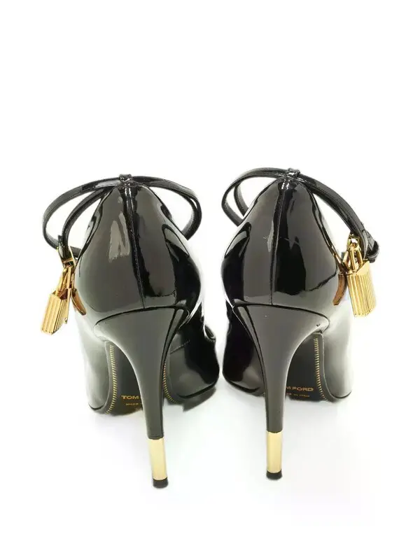 TOM FORD Padlock Pointed-toe Heeled Pumps