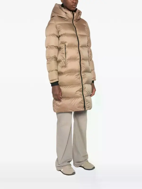 SERGIO MORETTI FIRENZE Zip-up Hooded Puffer Coat