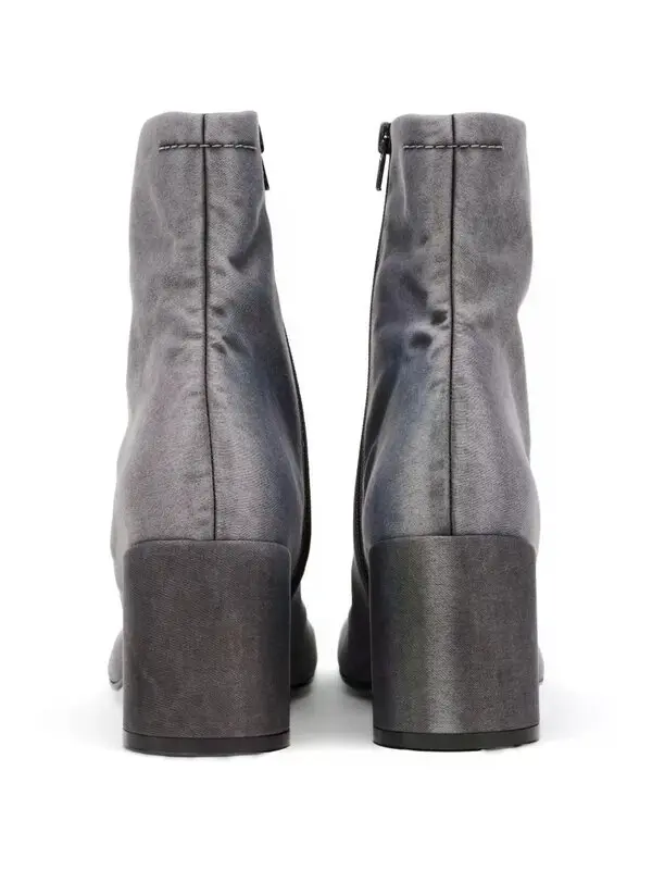 MAISON MARGIELA Anatomic Satin Ankle Boots